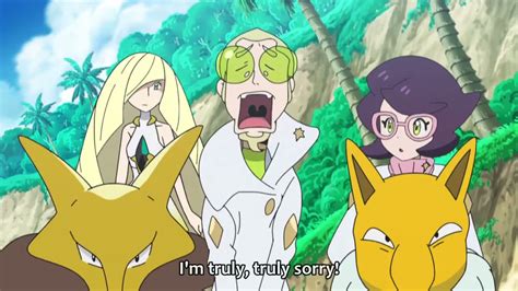 Faba Apologizes for his actions Pokémon Sun and Moon Episode 55 English