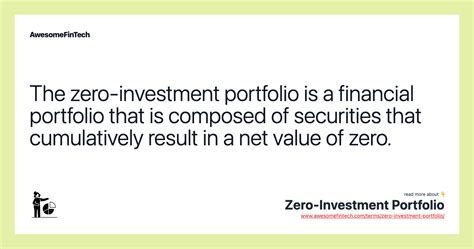 zero investment portfolio awesomefintech blog