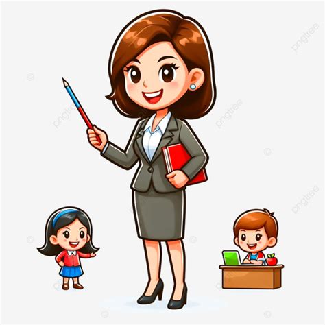 Teachers Day Cartoon Teacher Character Teacher Clipart Cartoon