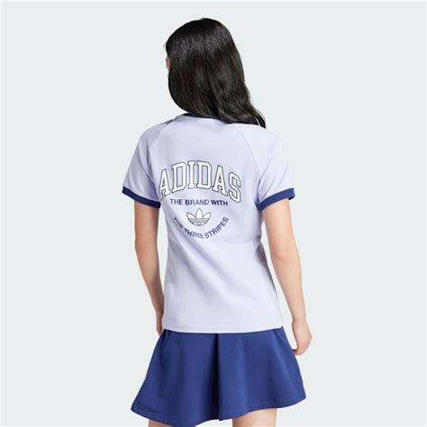 Adidas 短t Vrct Tee 淺紫色 美式logo 復古 短袖 女 Ix1916 Adidas Yahoo奇摩購物中心