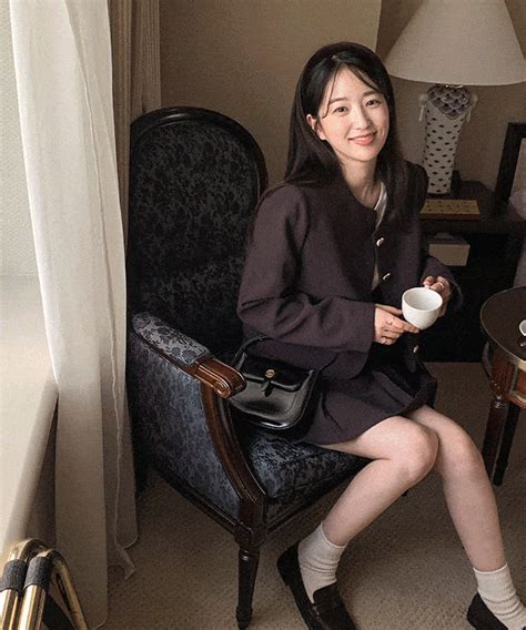 [단품 세트] 할리 노카라 하트 자켓 플리츠 미니 스커트 셋업 에이블리