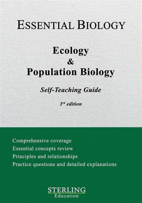 Essential Biology Self Teaching Guides Ecology Population Biology