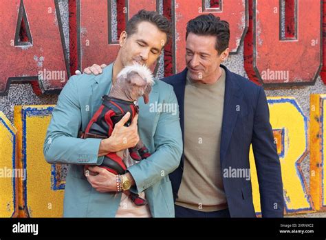 Celebs Attend The Deadpool And Wolverine Sneak Peek Event At Hammersmith Apollo Featuring Ryan