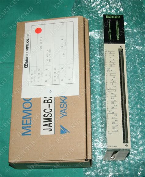 Yaskawa Memocon SC JAMSC B2603 I O Module Card Input PartCrib