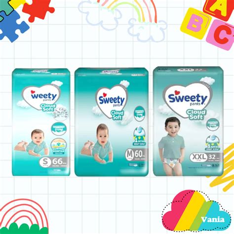 Jual Sweety Silver Cloud Soft Pants S66 M60 L54 Xl42 Xxl32 Sweety S 66