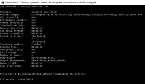 Use ProcDump To Capture Sql Server Unexpected Crash Dump Our Tech Ideas