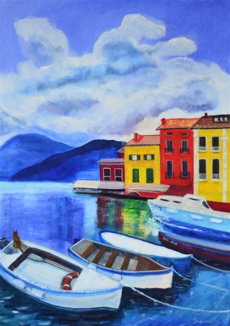 Картина озеро гарда — ціна 2700 грн у каталозі Картини Купити товари для дому та побуту за