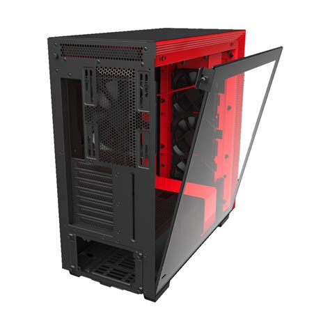 Nzxt H710 Mid Tower Black Red Gaming Casing Aristo Computers