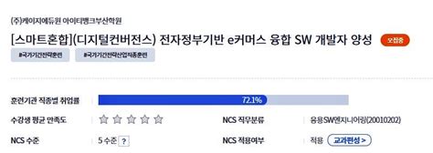 부산 국기 스마트혼합 디지털컨버전스 전자정부기반e커머스 융합sw개발자 양성 요즘것들