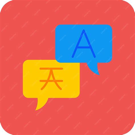 Icono Del Traductor Vector Premium
