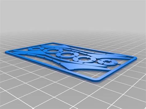 3d Printed Mini Rocket Model Kit Business Card Size Detachable Diy