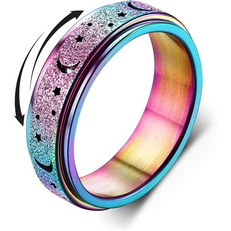 Customer Reviews For Jstyle Stainless Steel Fidget Rings For Anxiety