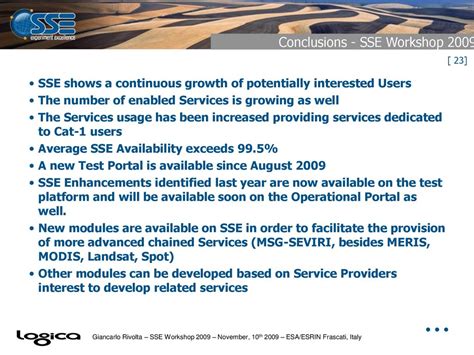 sse operations overview ppt download