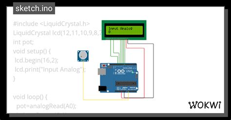 Potensio 1 Wokwi Esp32 Stm32 Arduino Simulator