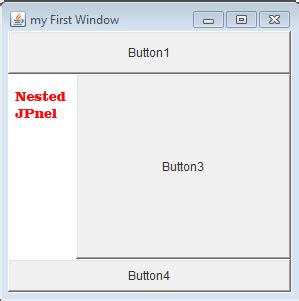 Java Nested Jpanel With Gridbaglayout Stack Overflow