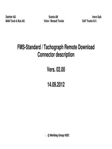 Fms Connector Standard Pdf Electrical Connector Manufactured Goods