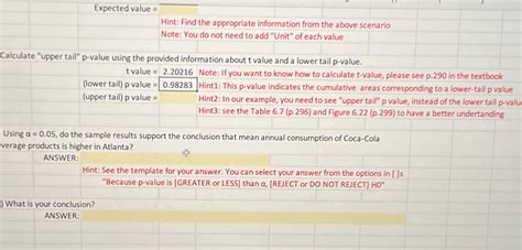 Solved Expected Value Hint Find The Appropriate Chegg