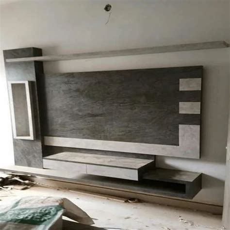 Black And White Wooden LCD TV Panel For Home At 1200 Sq Ft In Baheri