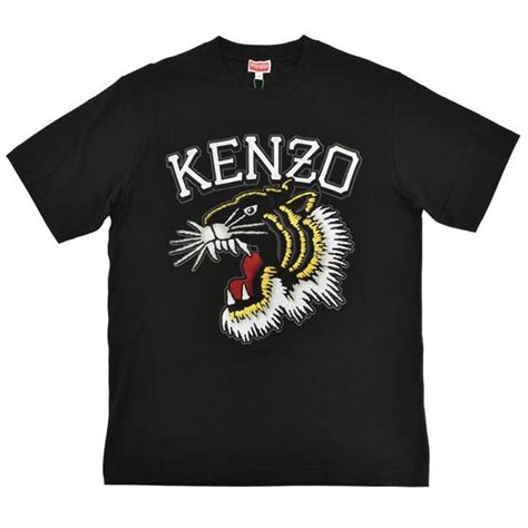 kenzo ケンゾー tiger varsity tシャツ fe55ts1874sg 99j mondorobe 通販 yahoo