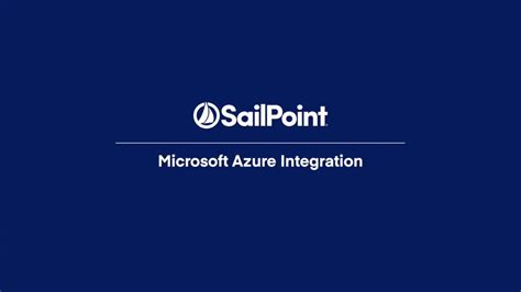 Demo Azure And Sailpoint Youtube