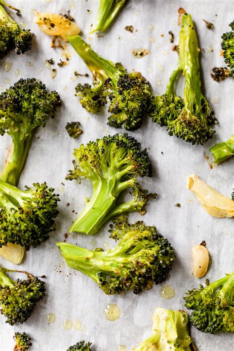 Roasted Broccoli With Smashed Garlic How To Go Healthy