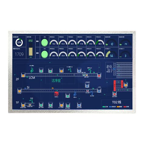 GV121WXM N80 12 1 Inch Industrial Medical TFT Display 1280x800 LVDS