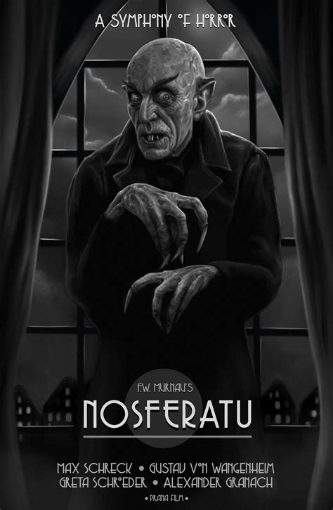 Nosferatu 1922 Poster Art By Nick Charge Nosferatu Movie
