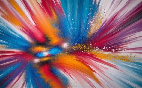 Premium Ai Image Explosive Eruption Bursting Abstract Shape Dynamic