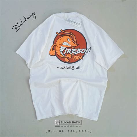 Jual Kaos Cirebon Jeh Kota Udang Sunan Gunung Jati Original Cirebon