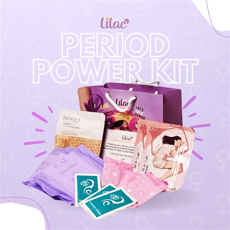 Period Power Kit Lilac Digital Wellness Platform