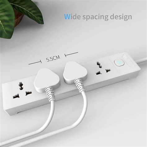 4 Way Power Strip Cablet 4 Way Extension Board 4 Universal Socket 1