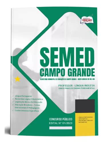 Apostila Semed Campo Grande Ms 2023 2024 Professor De Língua