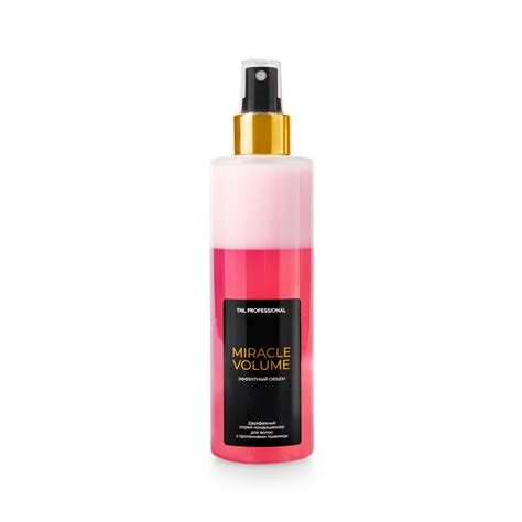 Двухфазный спрей-кондиционер для волос TNL Professional Miracle Volume ...