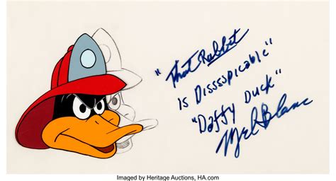 An Ounce Of Prevention Daffy Duck Production Cel And Animation Lot