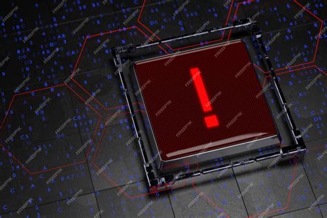 Premium Photo Malware Danger Symbol Computer Hacked Error Concept