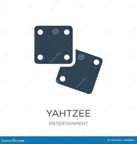 Yahtzee Icon In Trendy Design Style Yahtzee Icon Isolated On White Background Yahtzee Vector