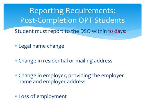 Ppt Post Completion Opt Powerpoint Presentation Free Download Id