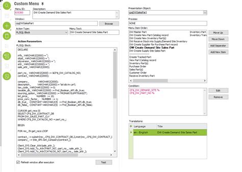 Simplified Part Creation Process IFS Community