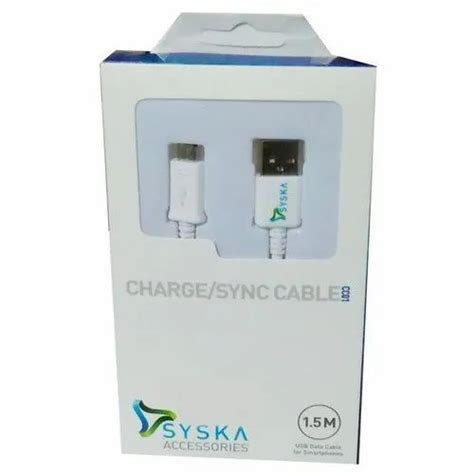 Syska Cc Usb Data Cable At Piece Usb Data Cable In Sas Nagar Id