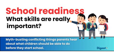 School Readiness What Skills Are Really Important