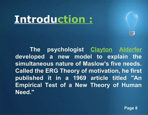 Aiderfers Erg Theory Ppt