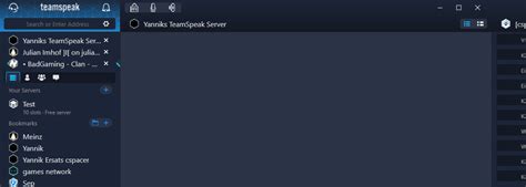 Ui Reload Crashes Connection View Teamspeak 6 Client Teamspeak