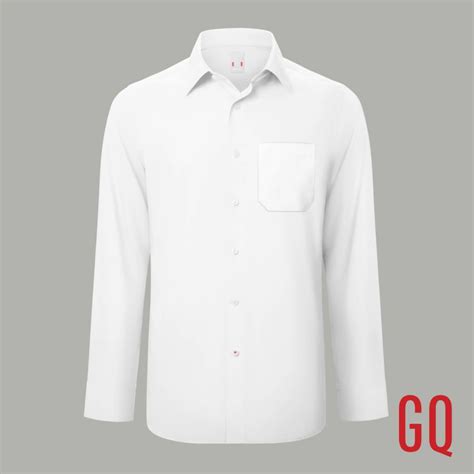 [ซื้อ 1 แถม 1] Gqwhite™ Shirt เสื้อเชิ้ตแขนยาวผ้า สะท้อนน้ำ สีขาว รุ่นมีกระเป๋า เชิ้ตขาว ใส่ได้