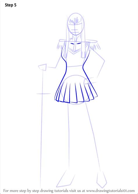 How To Draw Satsuki Kiryuin From Kill La Kill Kill La Kill Step By