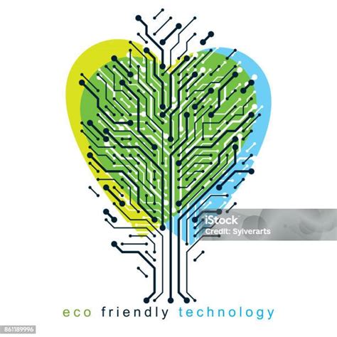 벡터 일러스트 레이 션 와이어 프레임 및 선으로 만든 심장의 모양에 있는 나무의 분 지로 연결 환경 보존 테마입니다 감정에 대한 스톡 벡터 아트 및 기타 이미지 Istock