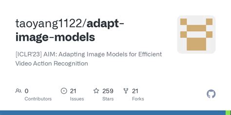 Github Taoyang1122adapt Image Models Iclr23 Aim Adapting Image Models For Efficient