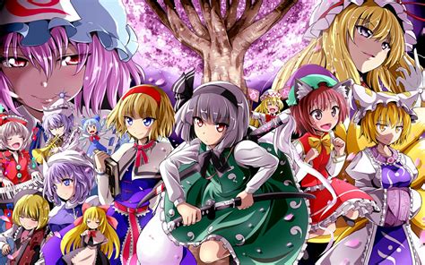 Touhou Hd Wallpaper — Gensokyo Sakura Convergence 2112x1320
