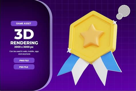 Premium Psd 3d Badge Of Game Icon Premium Psd