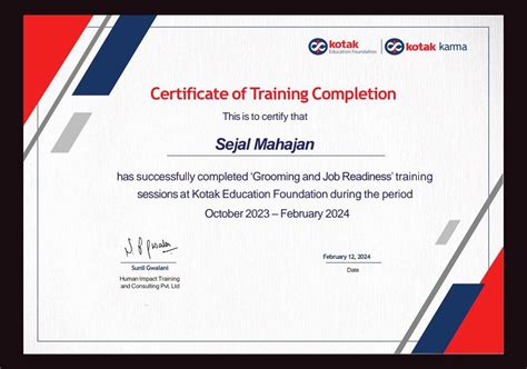 Sejal Mahajan On Linkedin I Am Glad To Share With You All That I Have