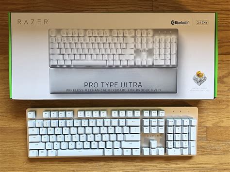 GeekDad Review Razer Pro Type Ultra Wireless Mechanical Keyboard GeekDad